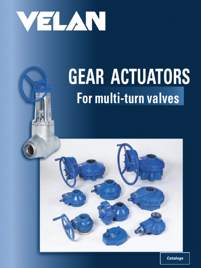 Gear Actuactors | PDF | Actuator | Manufactured Goods