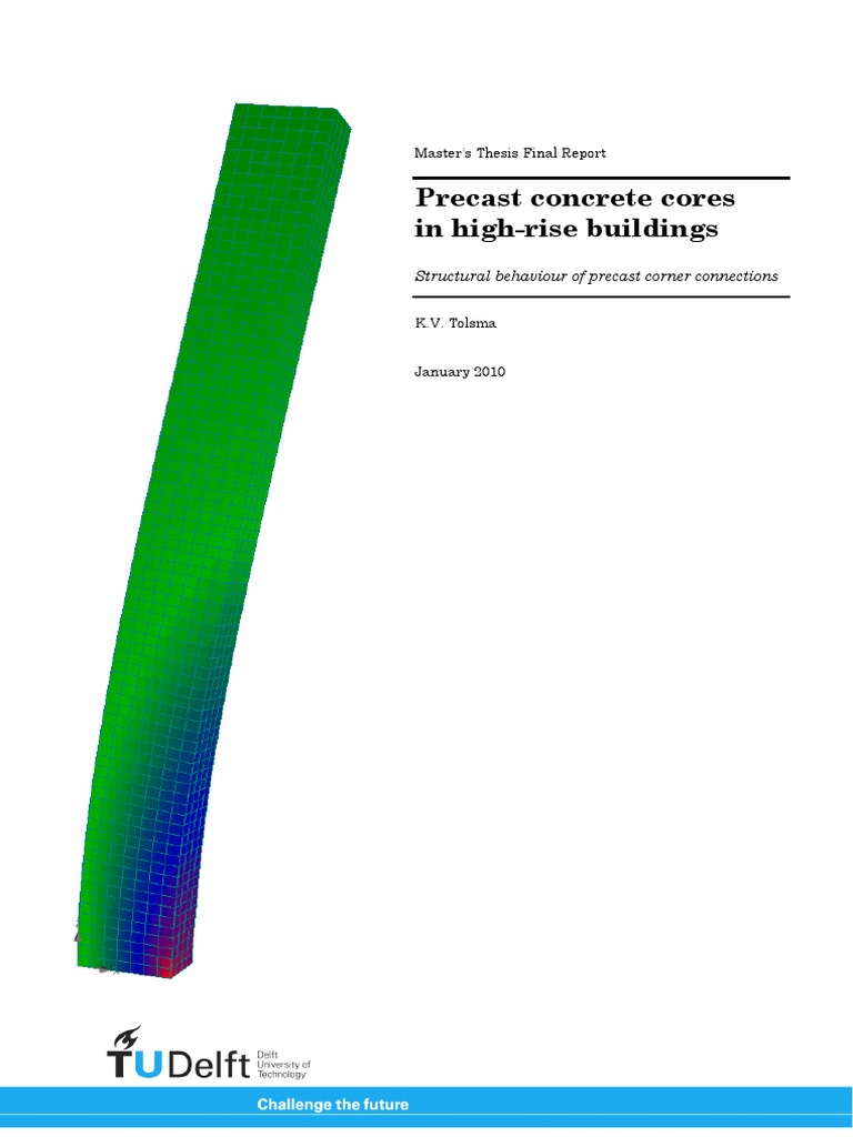 Precast Concrete Cores in High-Rise Buildings | PDF | Bending | Beam ...
