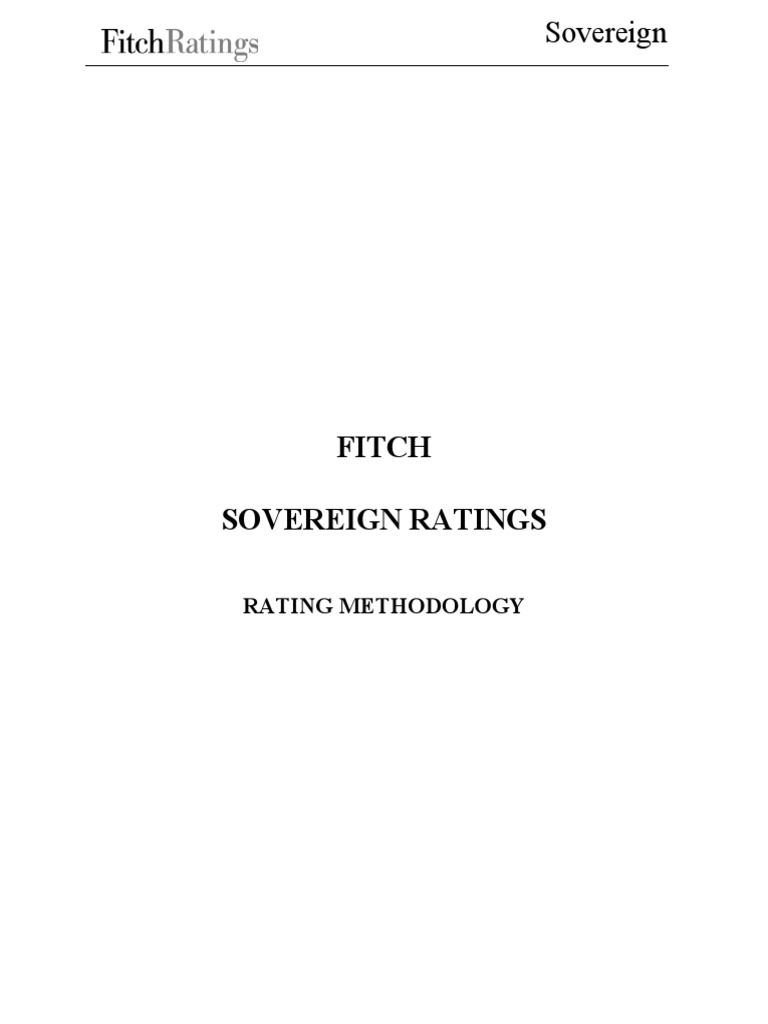Fitch Rating Methodology | PDF | Credit Rating | Foreign Exchange Reserves