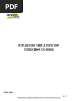 First Article Inspection - PROCEDURE | PDF | Printed Circuit Board ...
