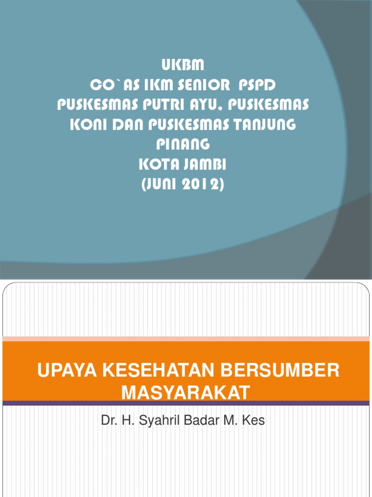 UKBM | PDF | Ilmu Sosial | Pengembangan Diri