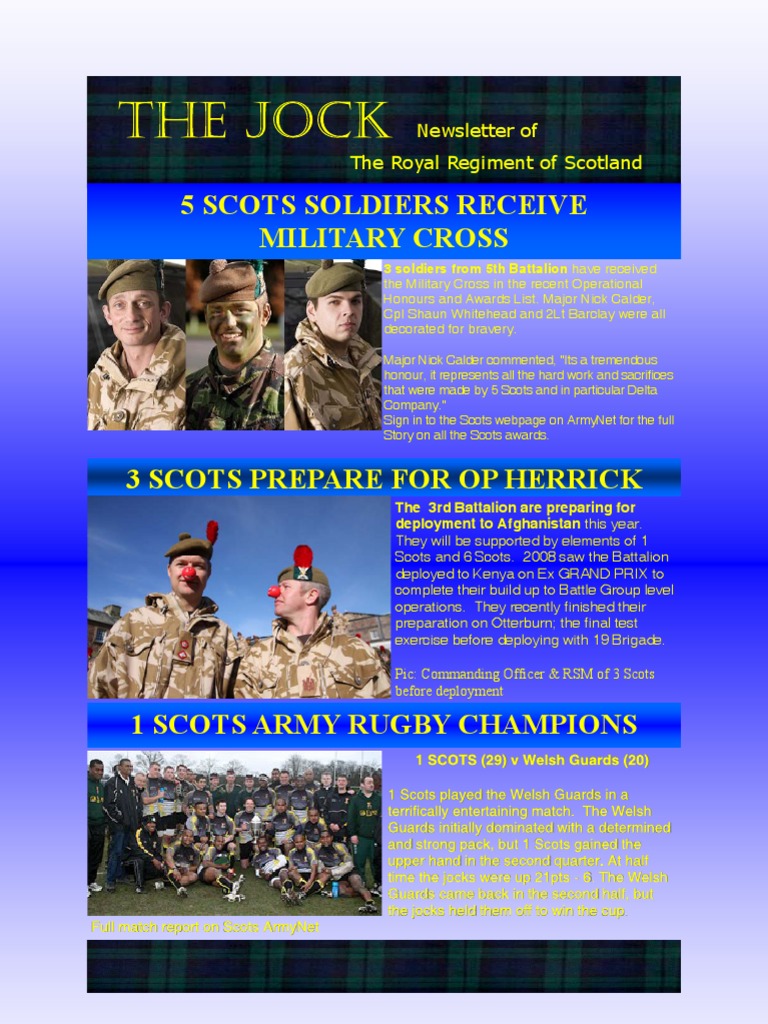 The Jock Issue1 | PDF | Scotland | Order Of The British Empire