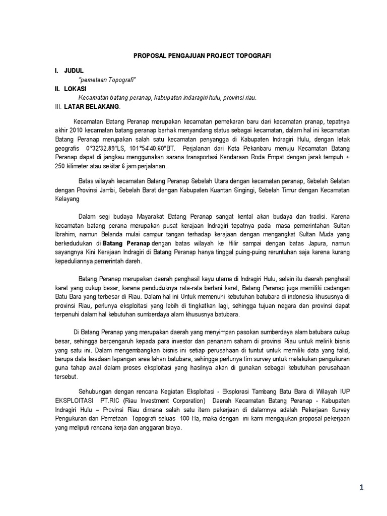 Proposal Pengajuan Project Ok | PDF | Sains & Matematika