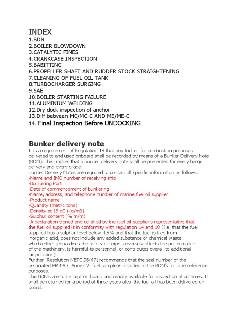 MEO Class 2 Misc Info PDF | PDF
