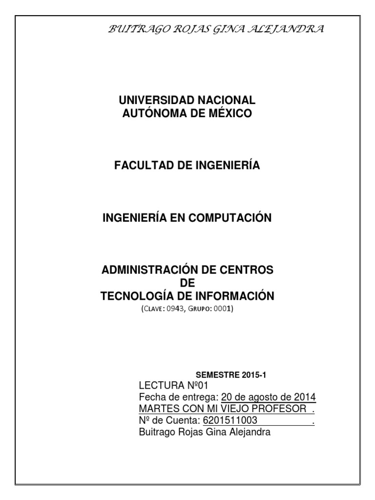 Martes Con Mi Viejo Profesor | PDF | Science | Ciencia filosófica Martes Con Mi Viejo Profesor | PDF | Science | Ciencia filosófica