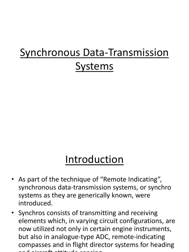 Differential Synchros | PDF | Stall (Fluid Mechanics) | Aeronautics