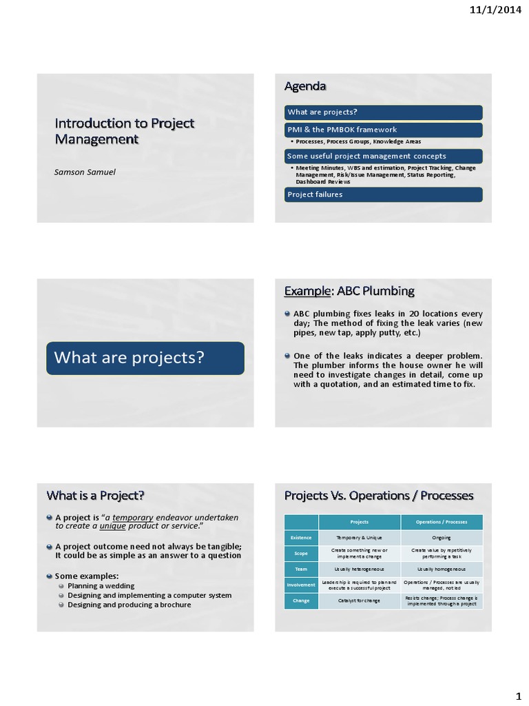Project Management - Sam - v1 PDF | PDF | Project Management | Product ...