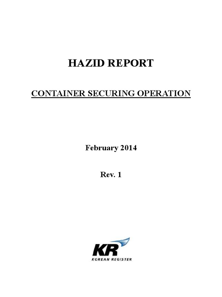 HAZID (2) | Risk | Safety