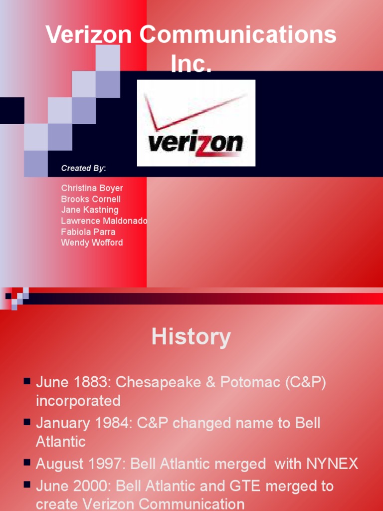 Verizon Presentation | PDF | Verizon Communications | At&T Mobility
