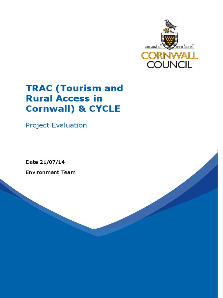 TRAC/CYCLE Final Report | PDF | Trail | Cornwall