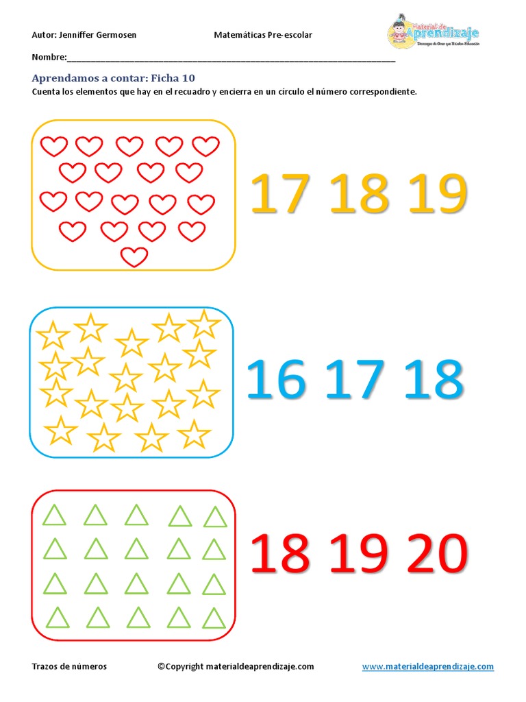Aprender A Contar 10 PDF | PDF