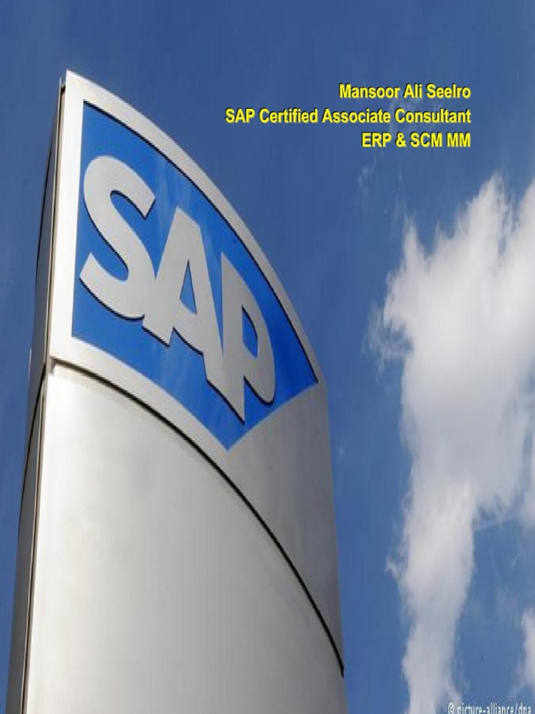 Core Concepts in SAP Studies | PDF | Sap Se | Enterprise Resource Planning