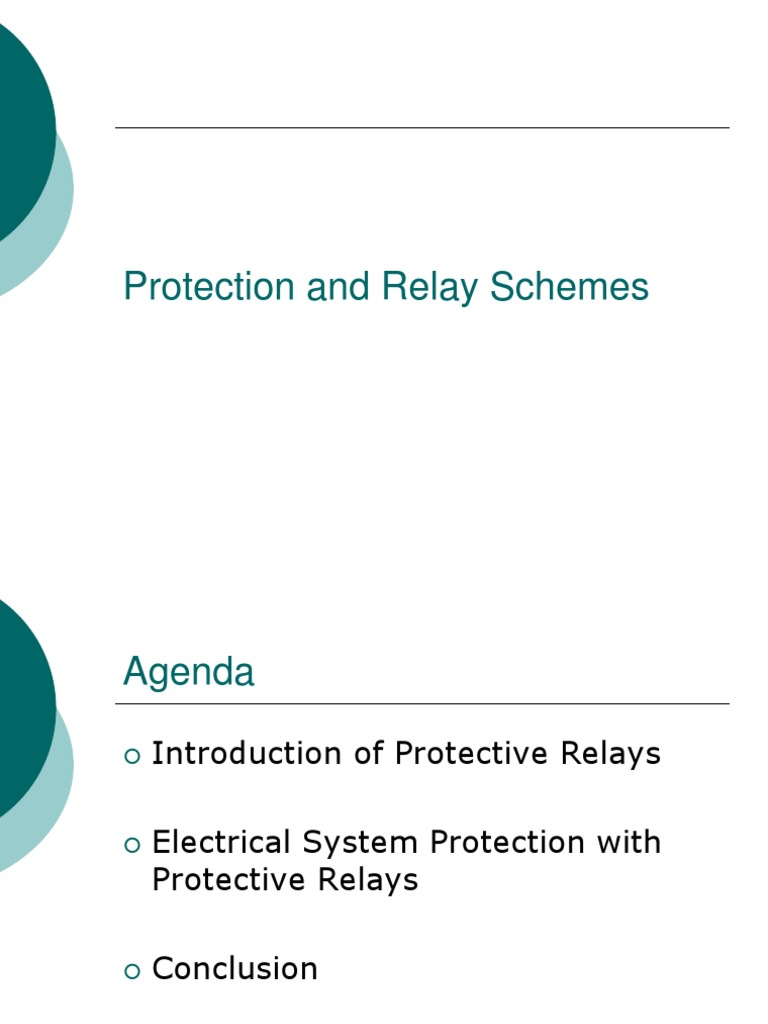 Protection Relay Wiring Diagram Relay Protection
