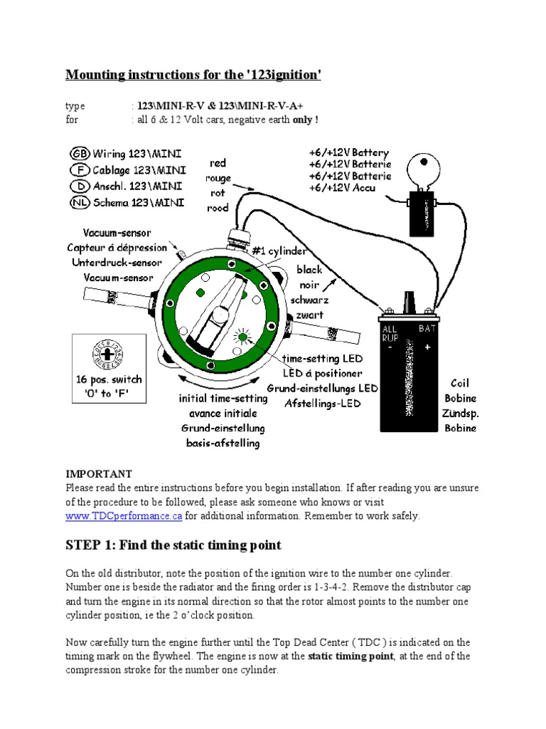 Mounting Instructions - 123ignition | PDF | Mini | Ignition System