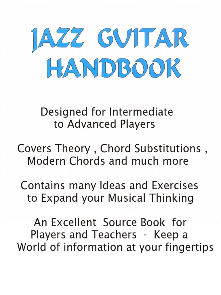 Jazz Guitar Handbook Pdf