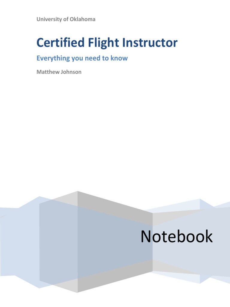 Cfi Book | PDF | Hypoxia (Medical) | Flight Instructor