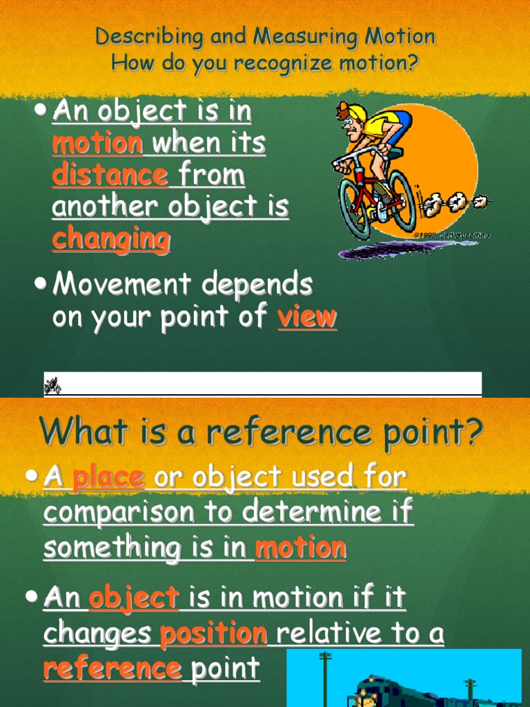 7th Grade-Chapter 1 Motion Powerpoint Notes | PDF | Acceleration | Speed