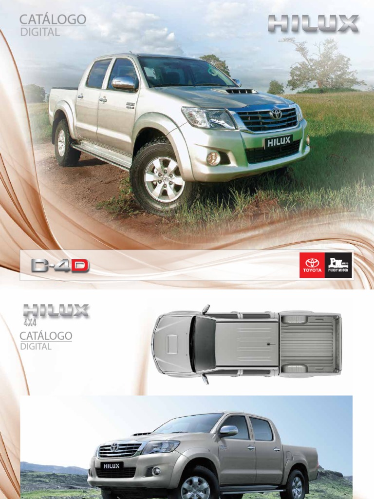Cat Dig HILUX 4X4 PDF | PDF | Turbocompresor | Motor diesel