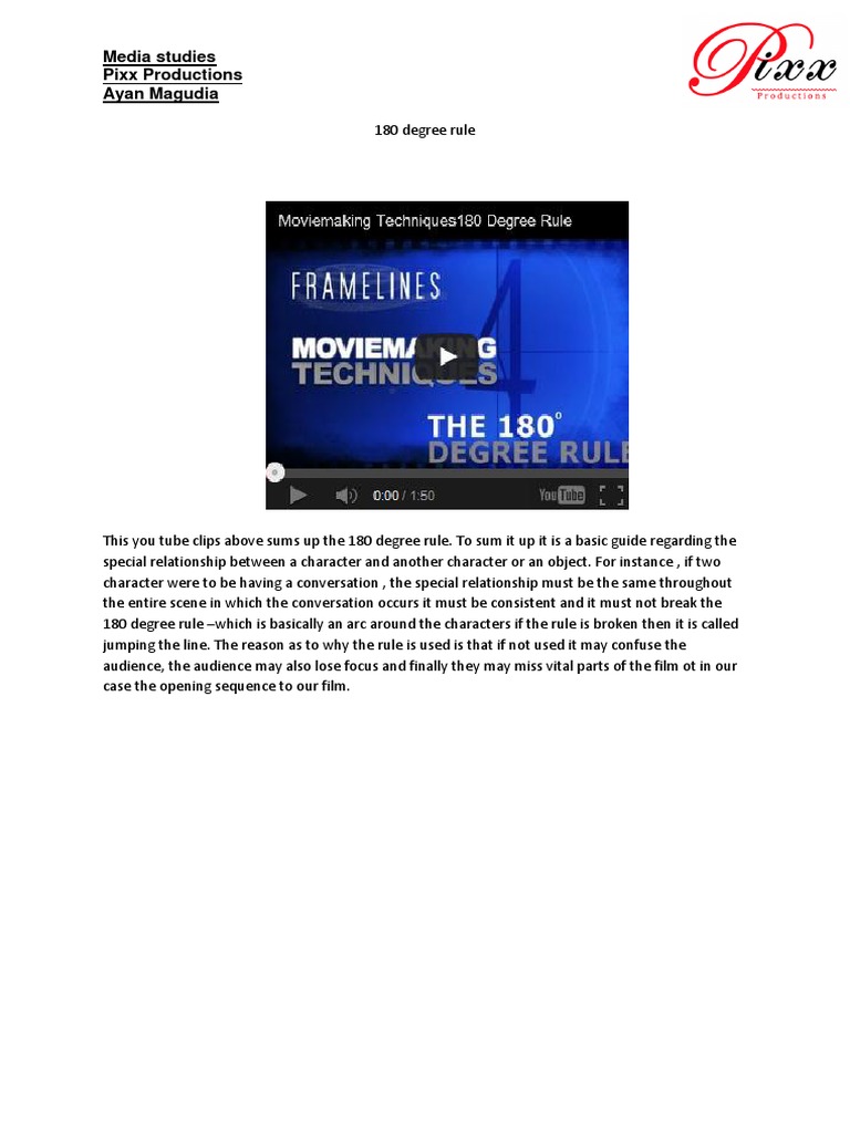 Understanding the 180 Degree Rule | PDF