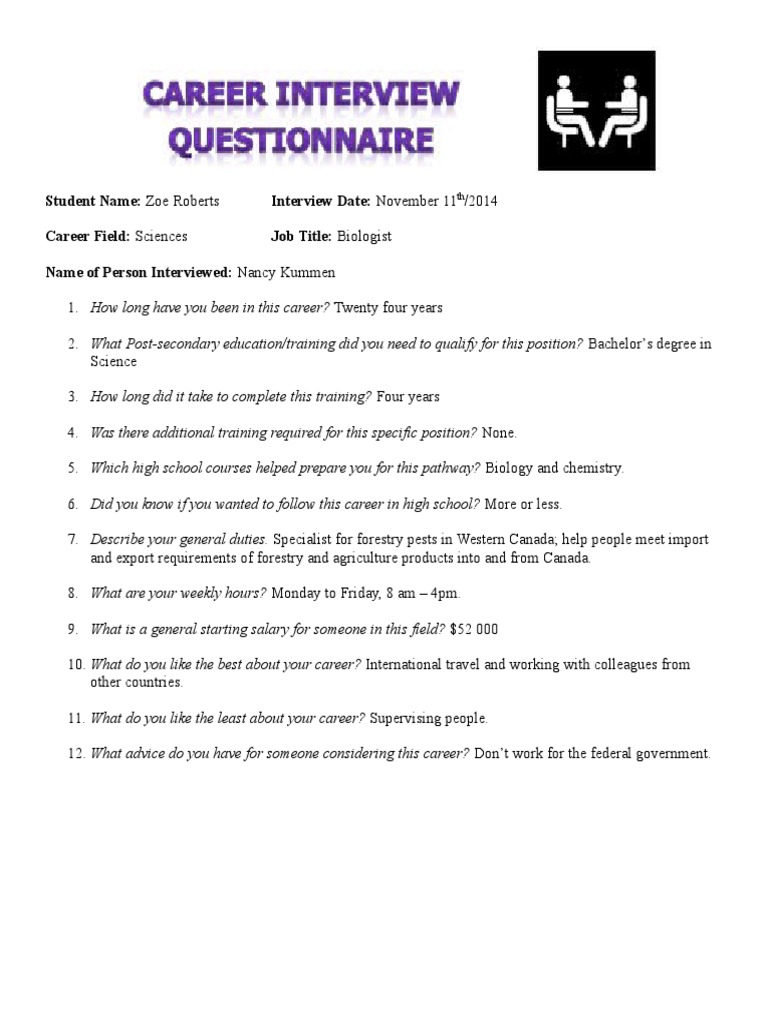 Career Interview | PDF