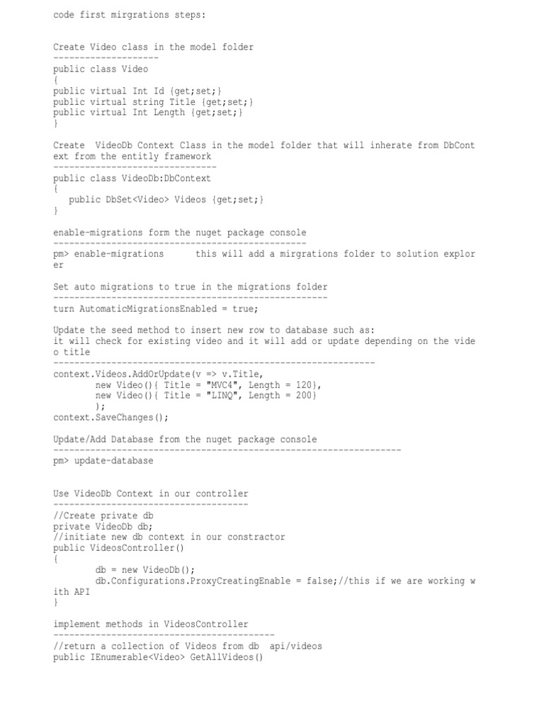 Create API To Crud Videos Using HTTP Methods and Javascript and Entity ...