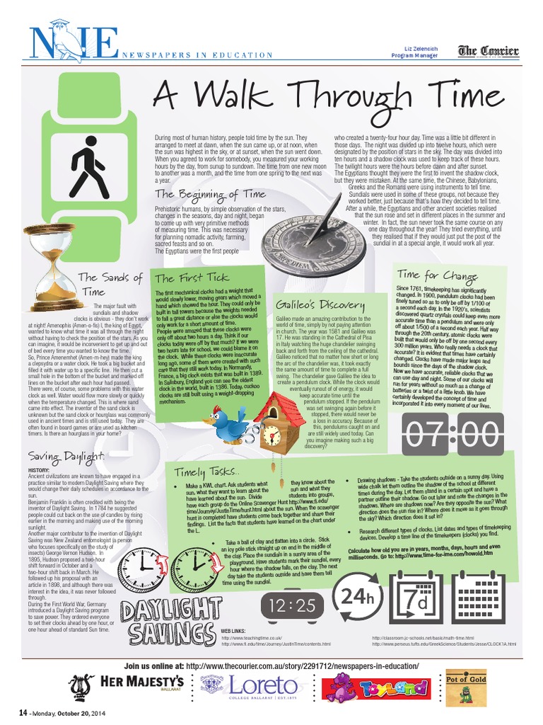 A Walk Through Time | PDF | Clock | Daylight Saving Time