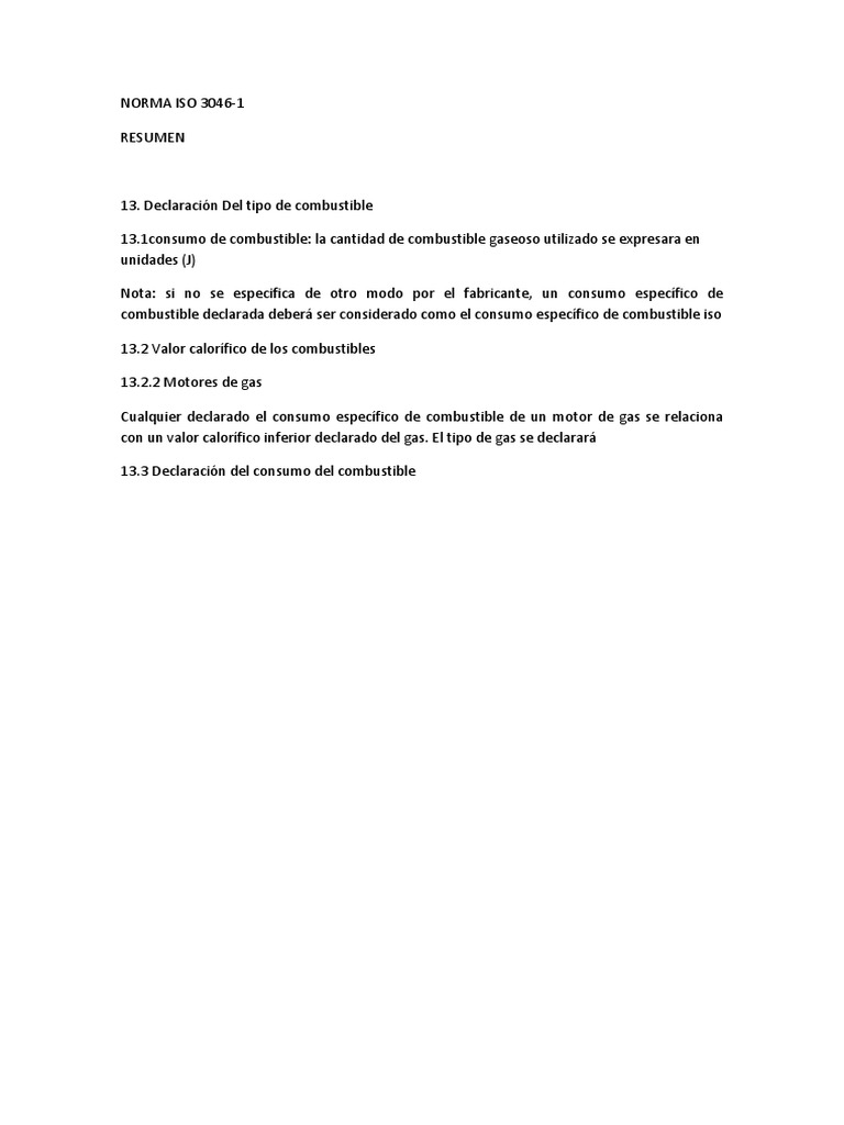 Norma Iso 3046 Resumen | PDF