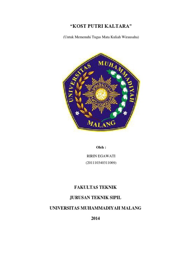 Proposal Usaha Kost-Kostan | PDF