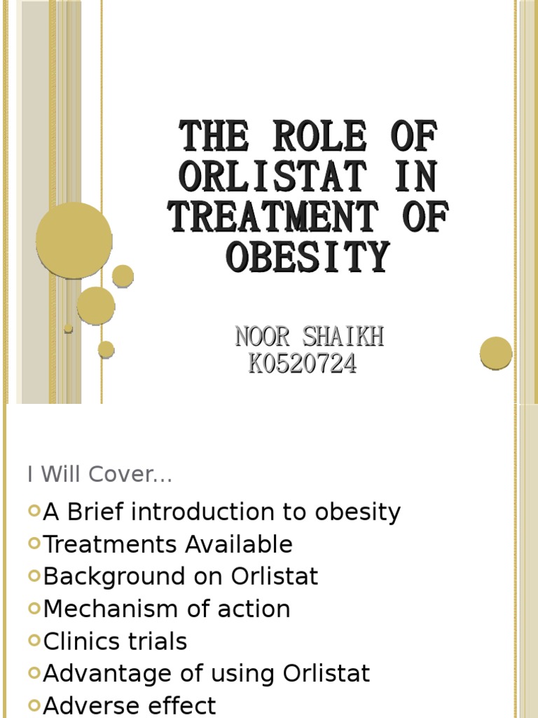The Role of Orlistat in Treatment of Obesity | PDF | Obesity | Body ...