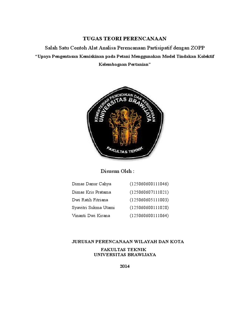 Alat Perencanaan Metode ZOPP | PDF