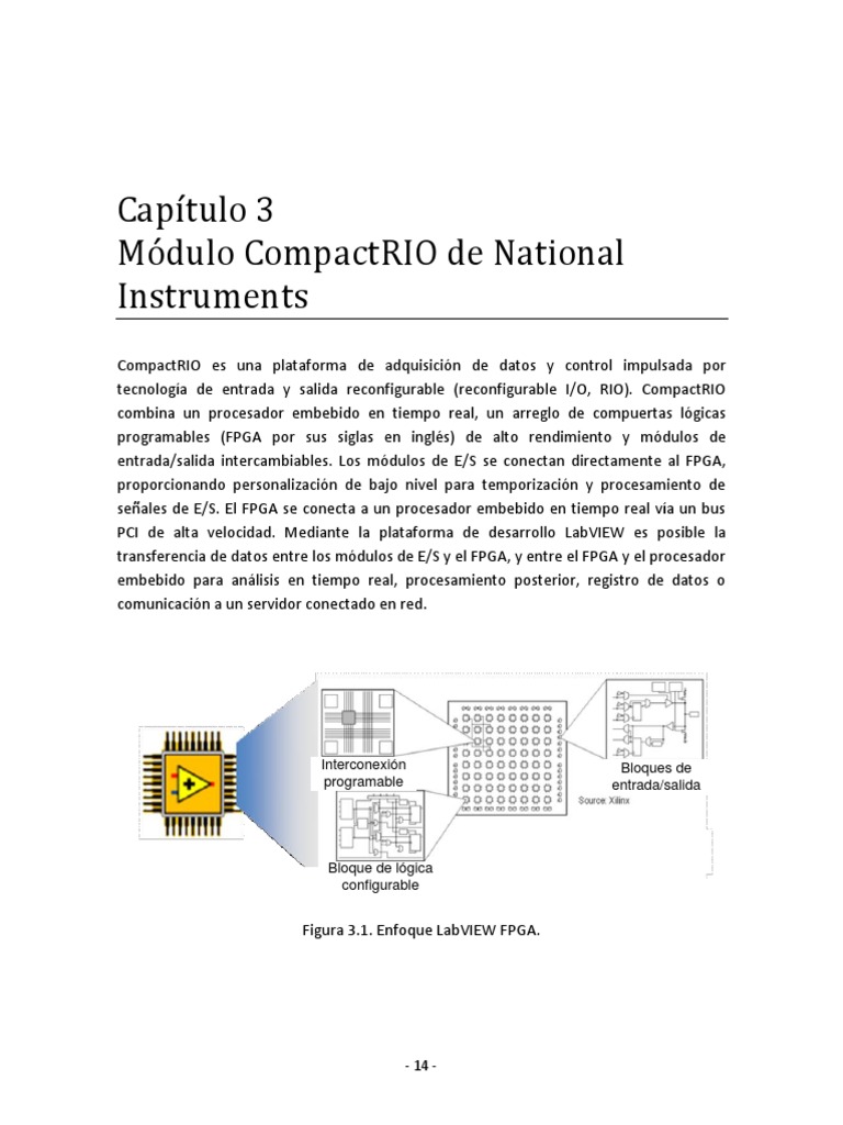 Módulo CompactRIO de National Instruments Cap3 | PDF | Arreglos de ...