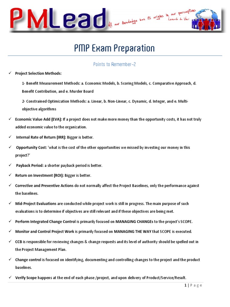 PMP Exam Prep | PDF | Motivation | Motivational