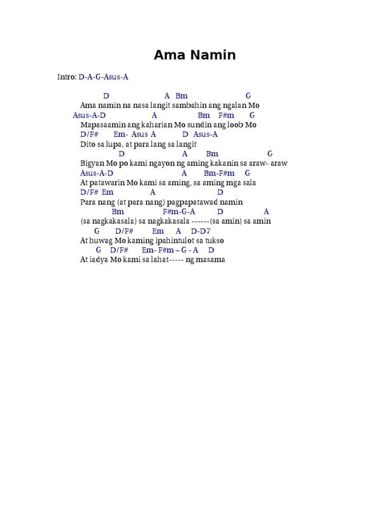 Ama Namin | PDF