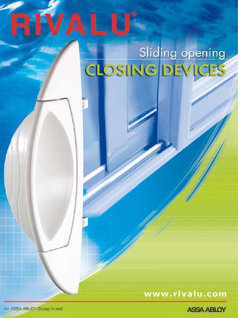 Rivalu - Sliding Opening Fittings | PDF | Window | Rivet