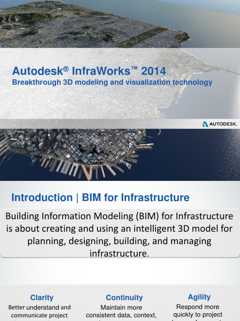 Autodesk Infraworks 2014 Presentation en | PDF | Autodesk | Building Information Modeling