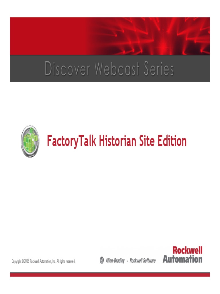 Discover FactoryTalk Historian Slides | Automation | Server (Computing)