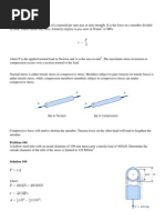 Strength of Materials Formula Sheet | PDF | Strength Of Materials ...