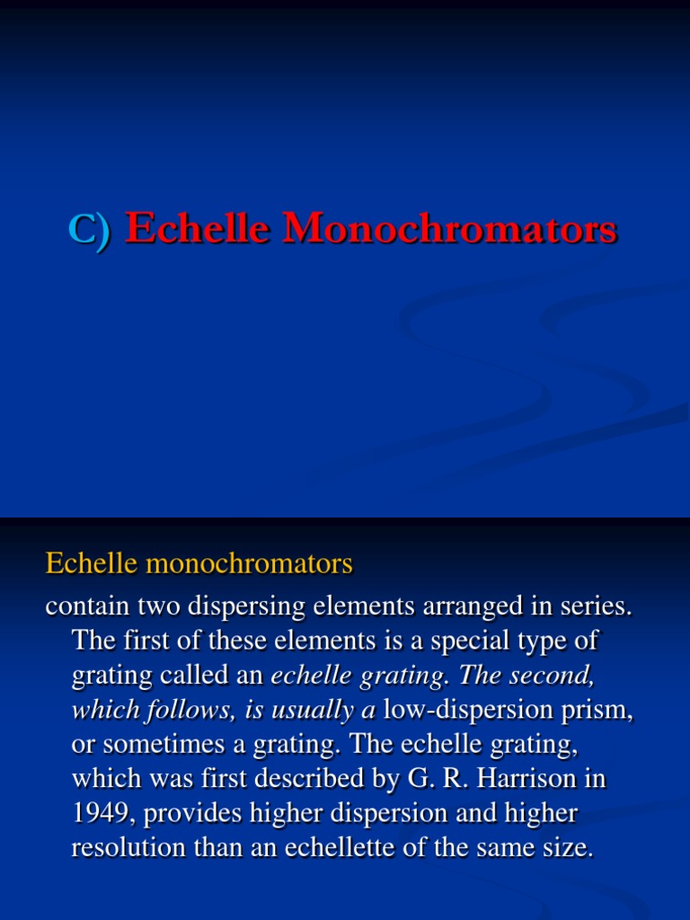 Monochromators | PDF | Optical Fiber | Optics