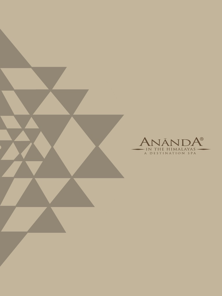 Ananda: India's Premier Spa Retreat | PDF | Detoxification (Alternative ...