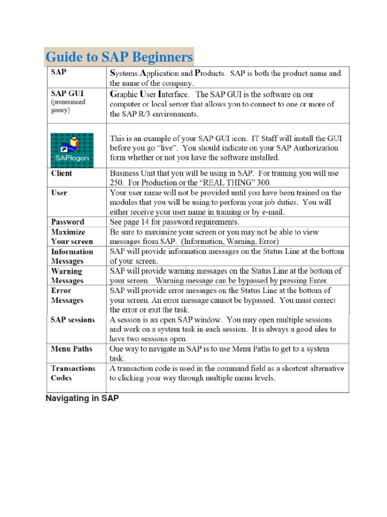 Guide To SAP BI Beginners | PDF | Conceptual Model | Data Warehouse