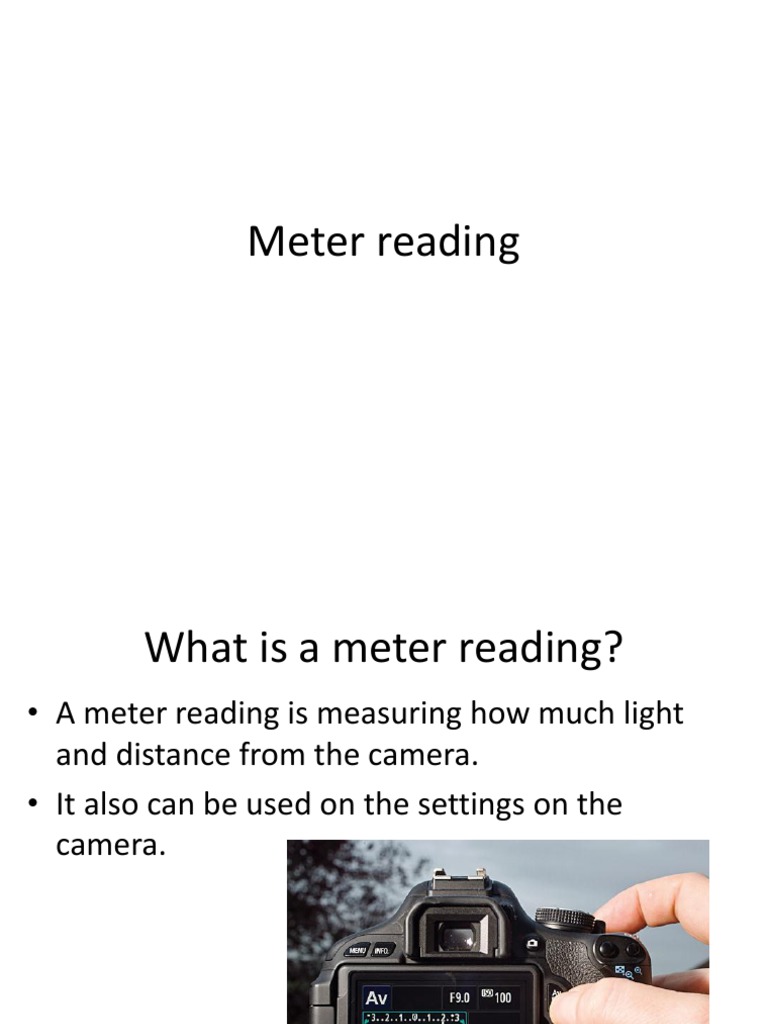 Meter Reading Power Point | PDF