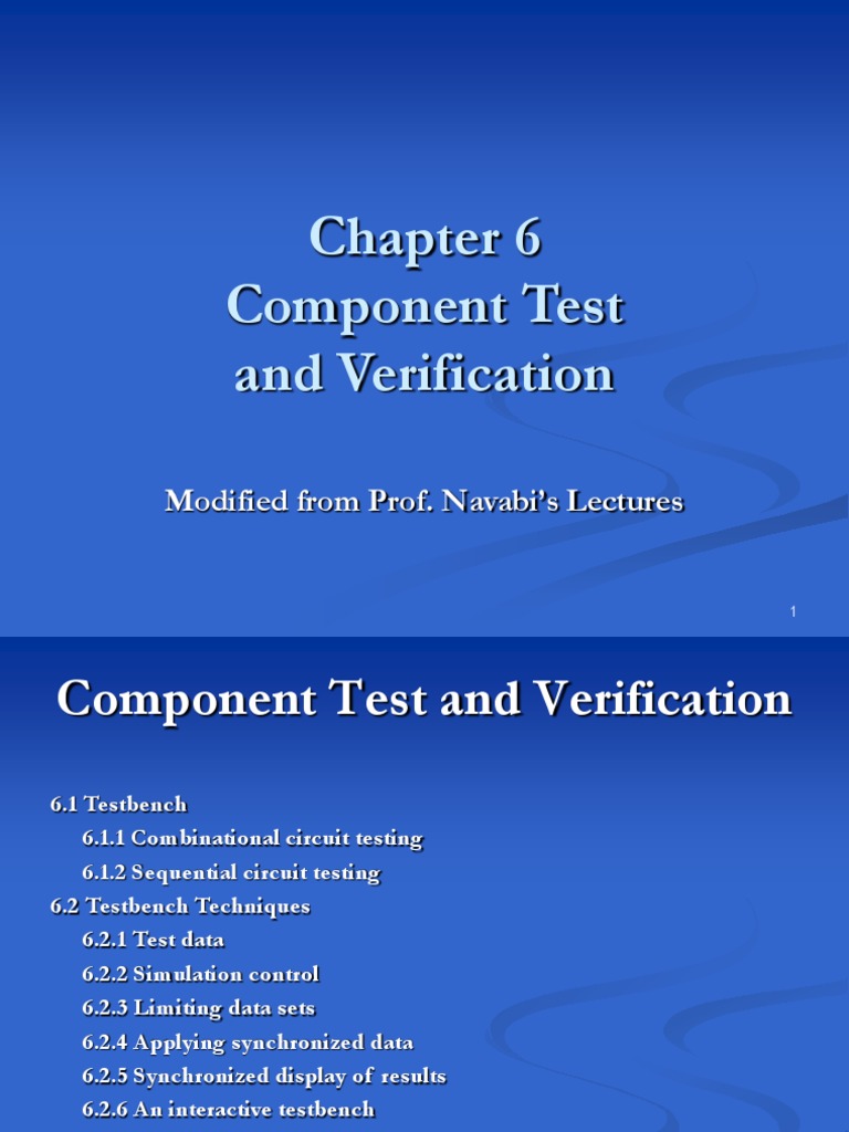 Chapter 6-Testbench | PDF | Formal Verification | Library (Computing)