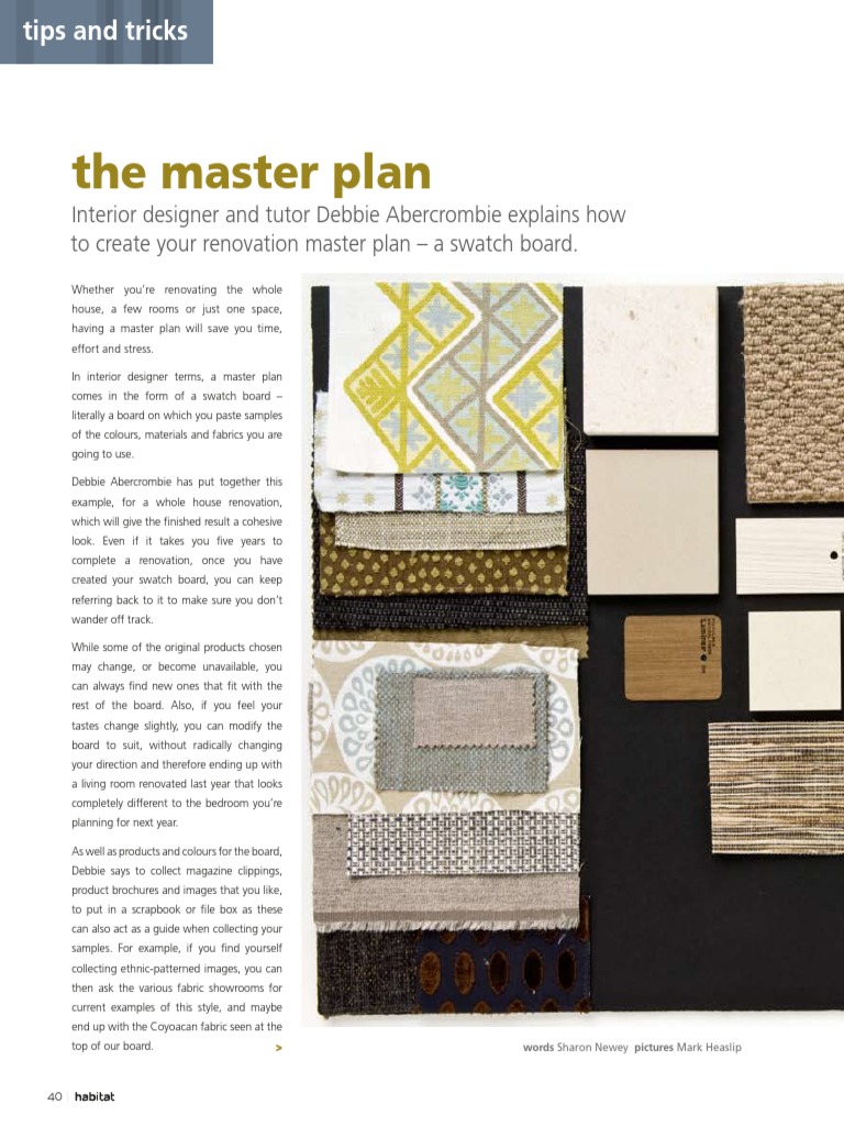 Swatch Board | Flooring | Countertop