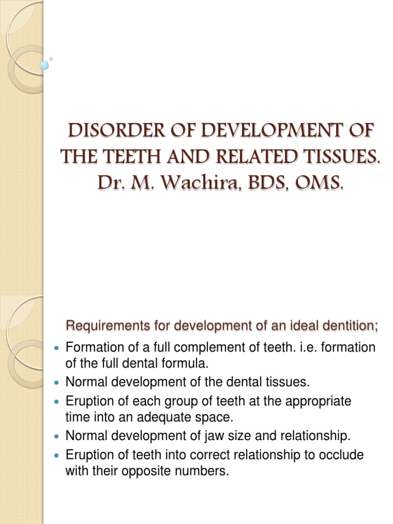 Developmental Disorders of Teeth | Human Tooth | Tooth Enamel