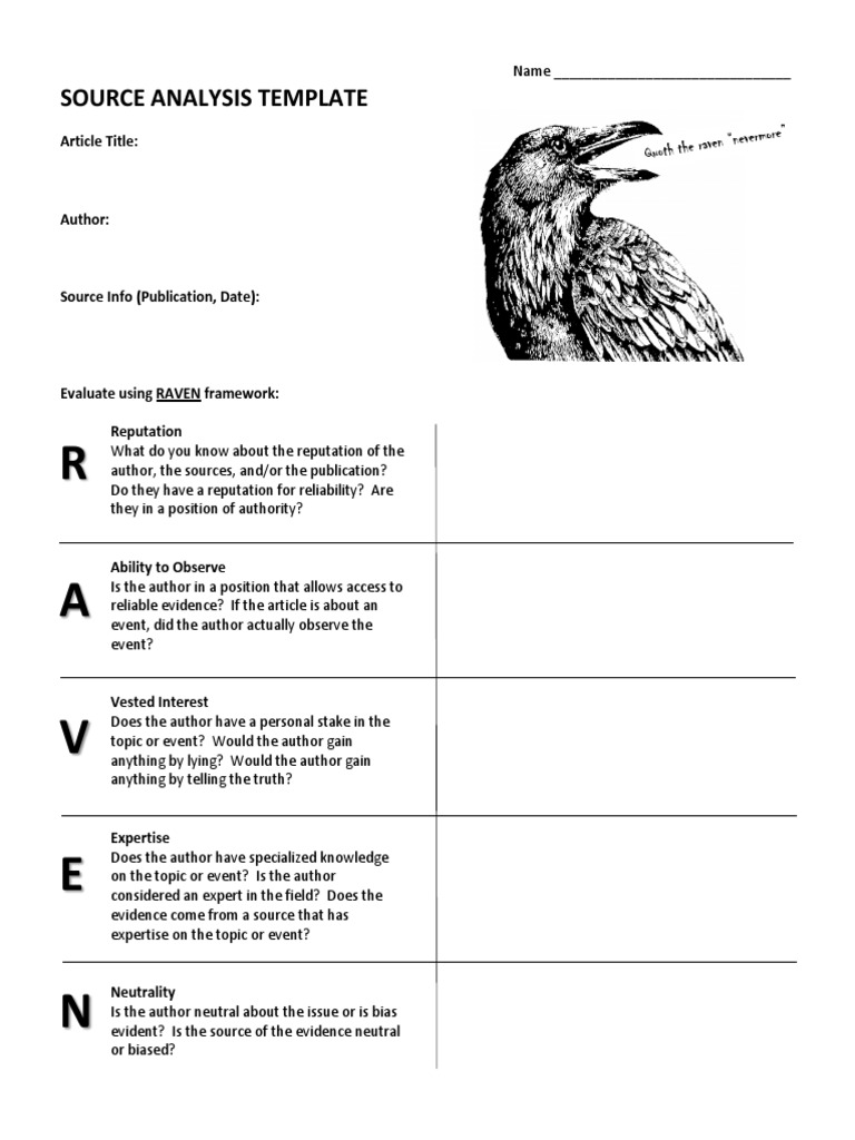 Raven Worksheet | PDF | Philosophy