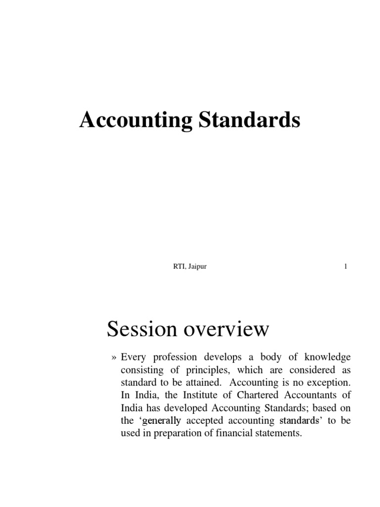 Presentation-Accounting Standards | PDF | Financial Statement | Accounting
