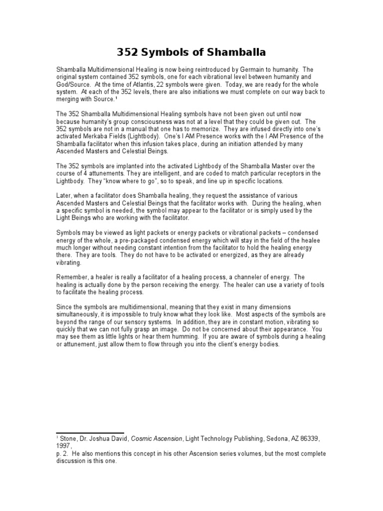 352 Symbols of Shamballa | PDF