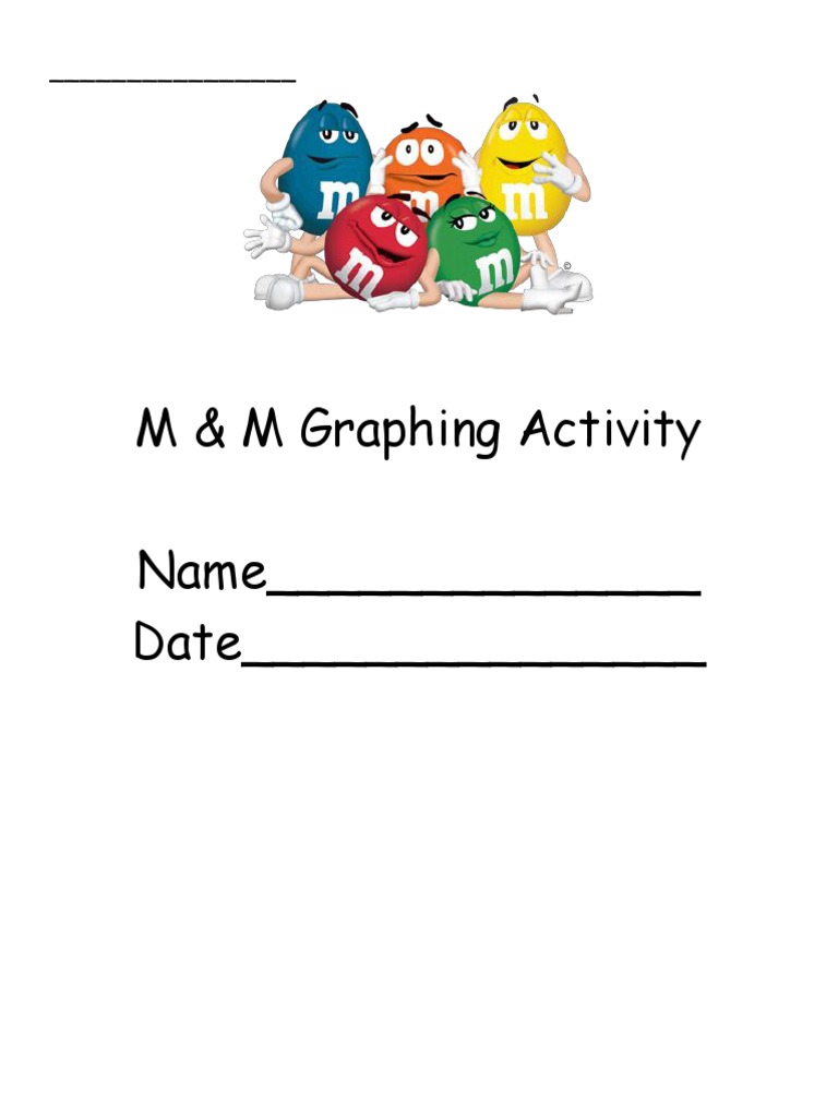 M&M Graphing Activity Worksheet | PDF