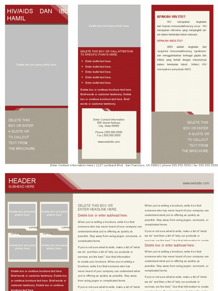 Brosur HIV | Download Free PDF | Hiv/Aids | Animal Viral Diseases