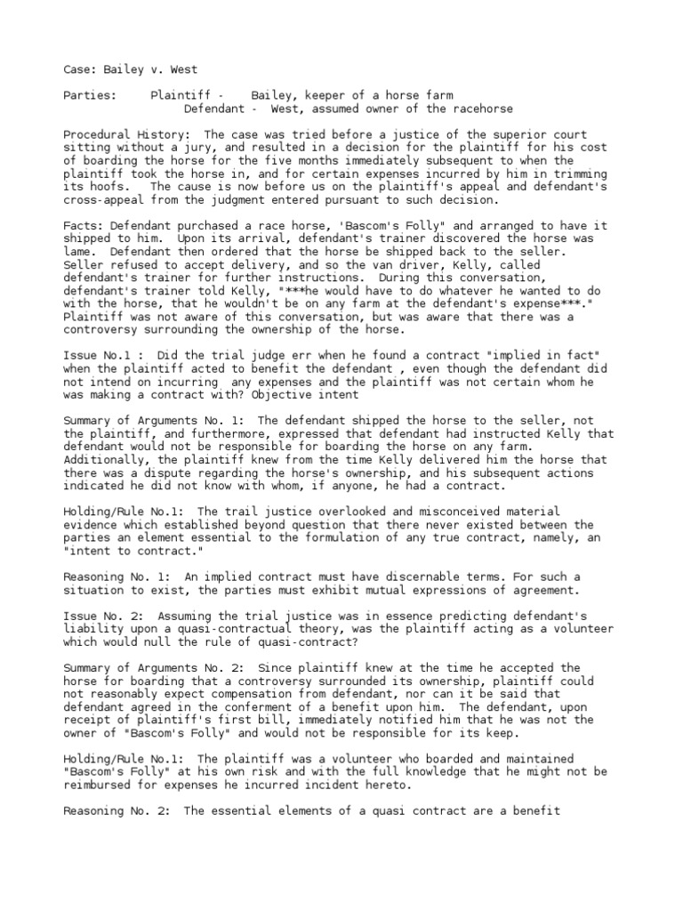 Bailey v. West | PDF | Judge | Judgment (Law)